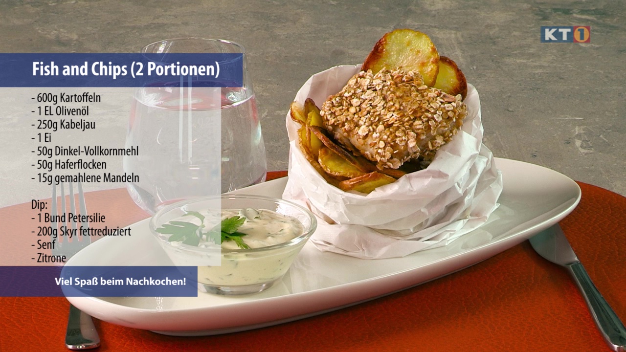 #Koch Dich fit – Fish and Chips | KT1